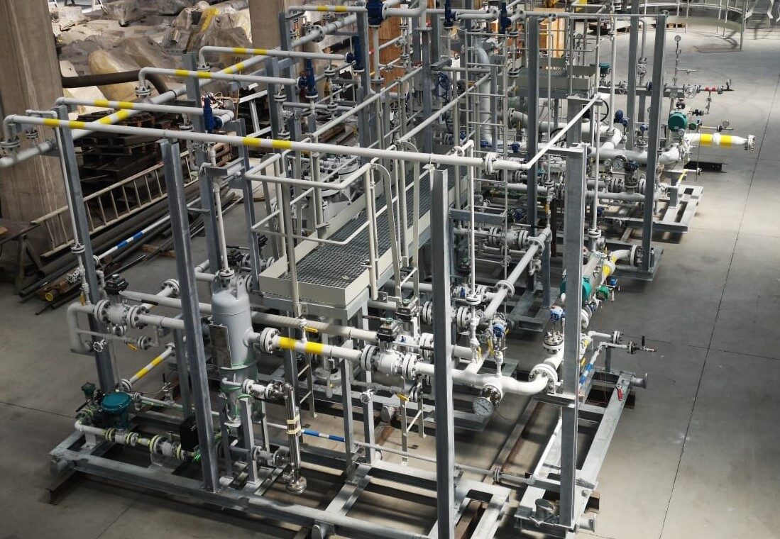 Gemlik Gubre Urea Fertilizer project natural gas measuring skid package ...